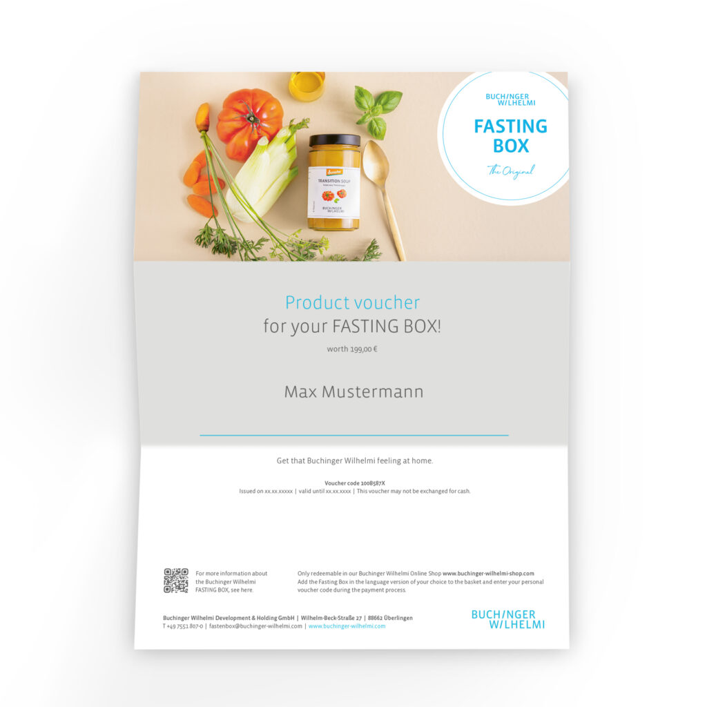 Fasting Online Shop - Buchinger Wilhelmi Online Shop